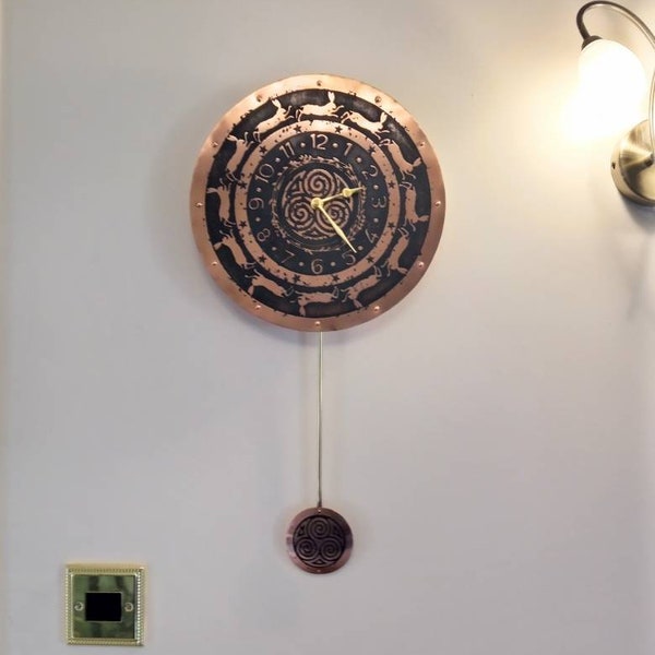 Copper Clock - Etsy