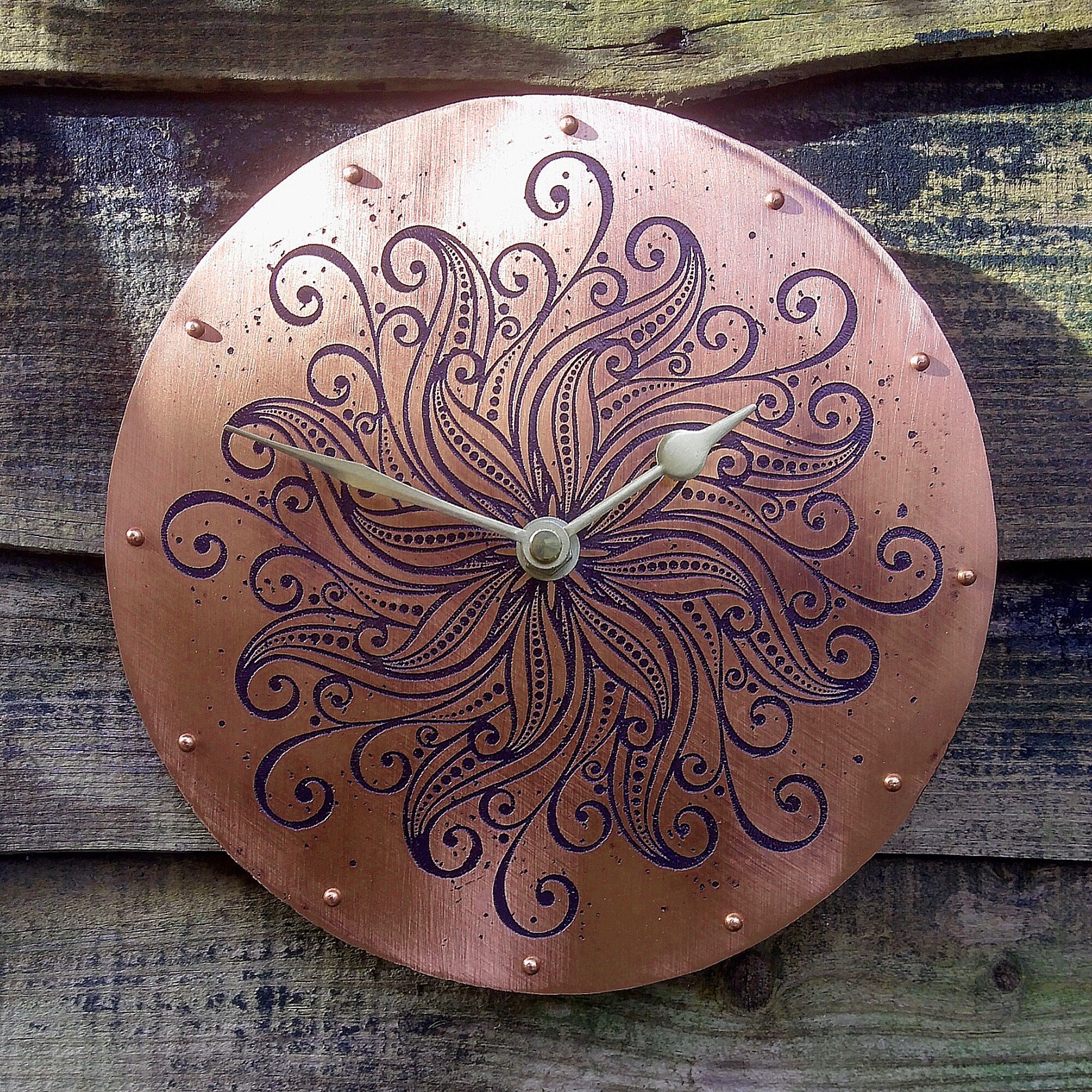 Mandala Art Clock 200mm/8 Mandala Wall Clock Mandala | Etsy