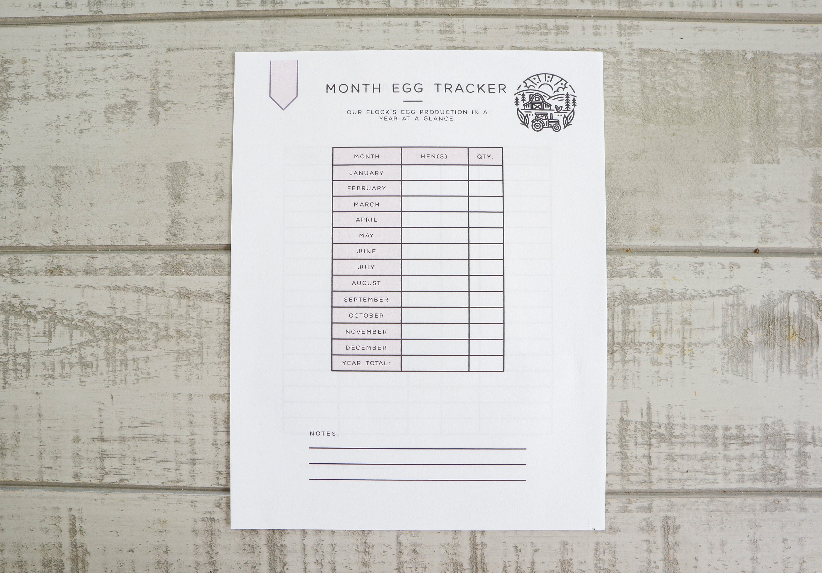Printable Egg Tracker Bundle, Egg Sales Tracker, Flock Egg Tracker ...