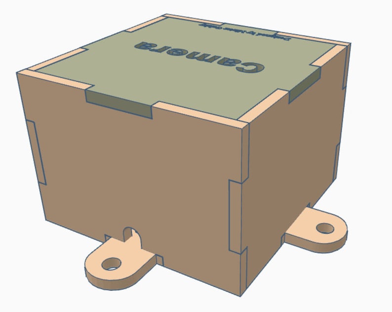 Lightburn Camera Mounting Box for Laser Engraver for Fisheye or Other ...