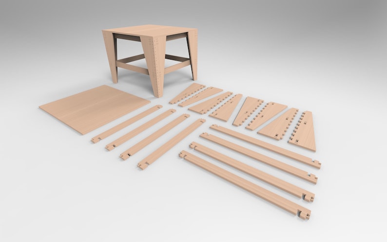 Plywood Table - CNC Router Files - Etsy