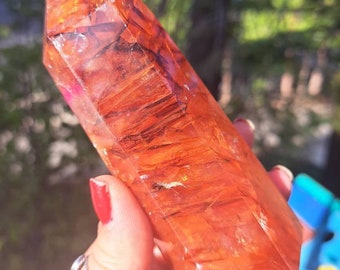 Fire Quartz Tower - Etsy