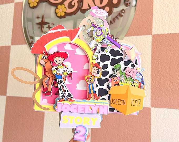 Toy Story Inspired 3D Cake Topper, Jesse Topper, Girl Topper - Etsy