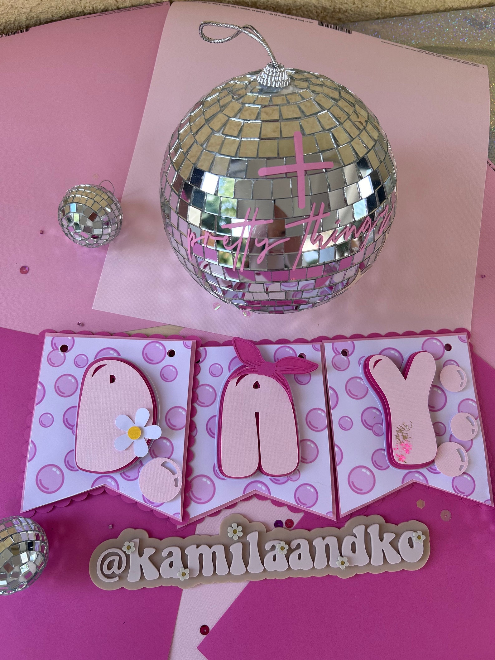 Ms Rachel- Icky Sticky Bubble Gum HBD Banner /ms Rachel /hbd Banner ...