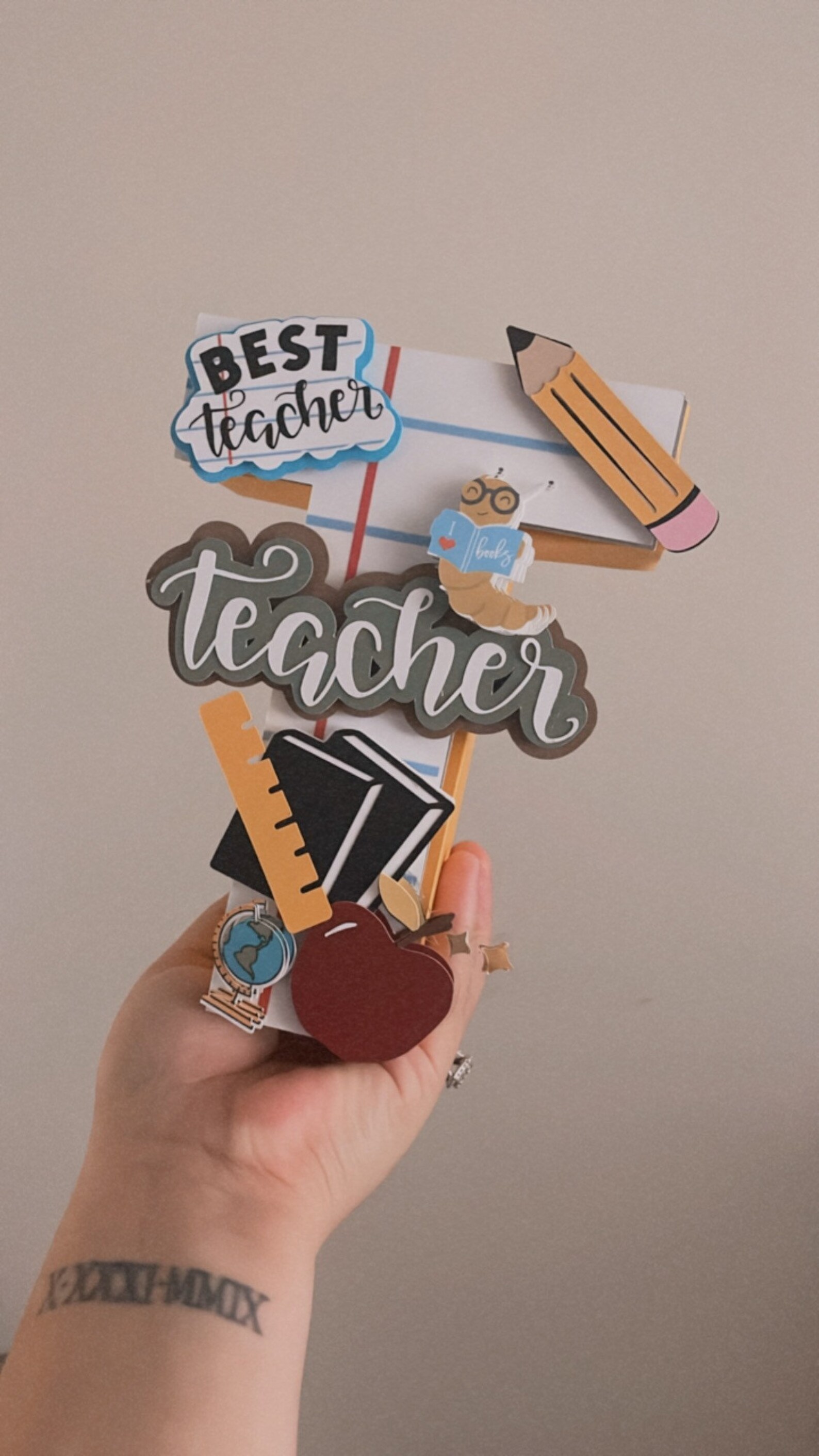 Teacher 3D Letters - Etsy