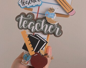 3d Teacher Letters - Etsy