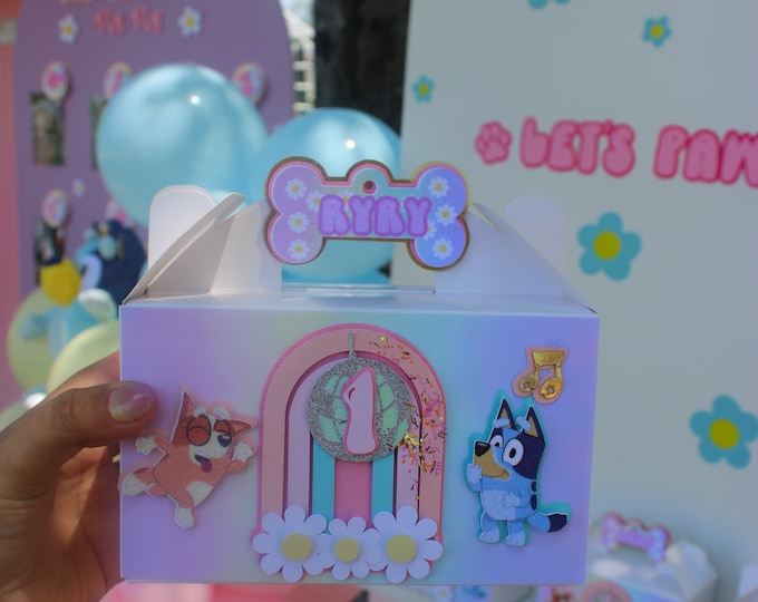 Bluey 3D Goodie Box/favor Box - Etsy