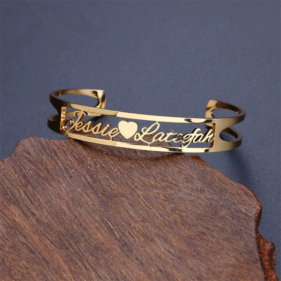 Customized Name Bracelet / Personalized Name Bangle Stainless - Etsy