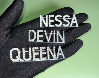 Pearl Numbers Line Number Number Pin DIVA MIP Gift Pretty - Etsy