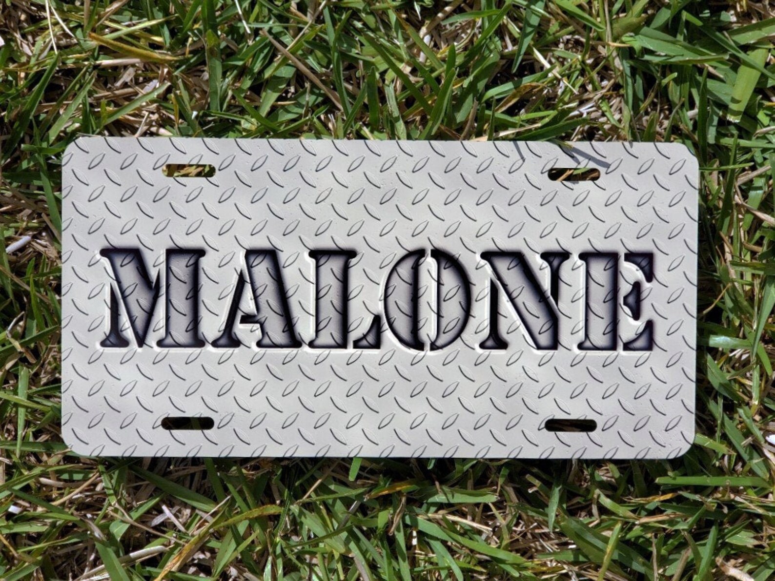 Personalized Front License Plate, Custom Name License Plate, Diamond ...