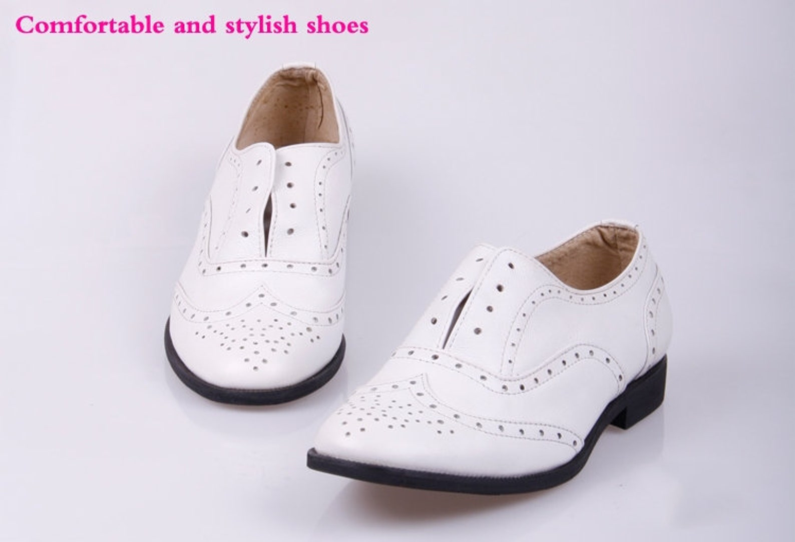Customizable Unisex Engraved Brogue Shoes,men's Bullock Shoes, Women's ...