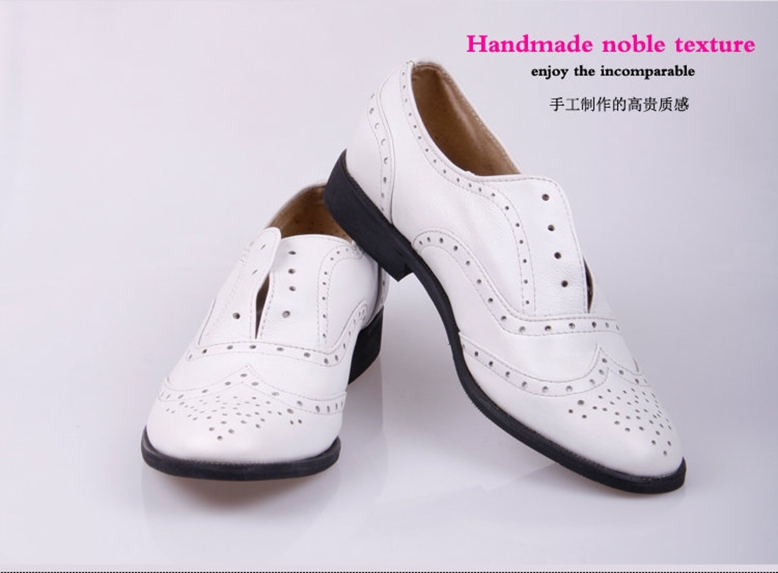 Customizable Unisex Engraved Brogue Shoes,men's Bullock Shoes, Women's ...