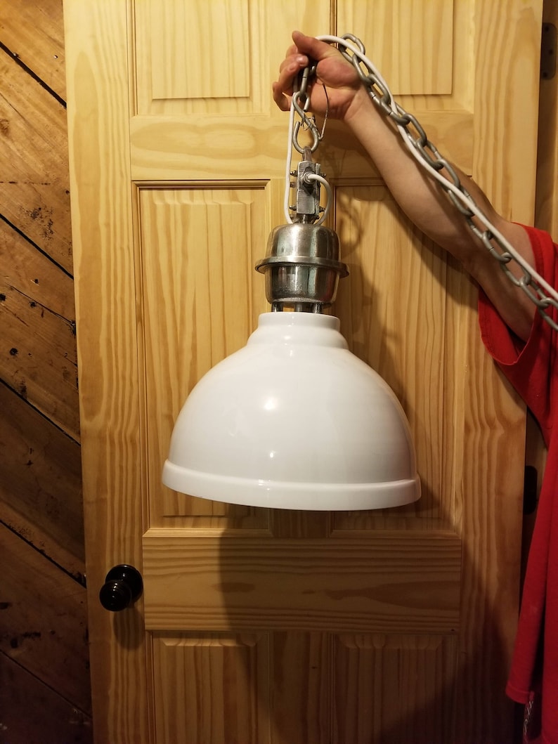 Enamel Industrial Light - Etsy
