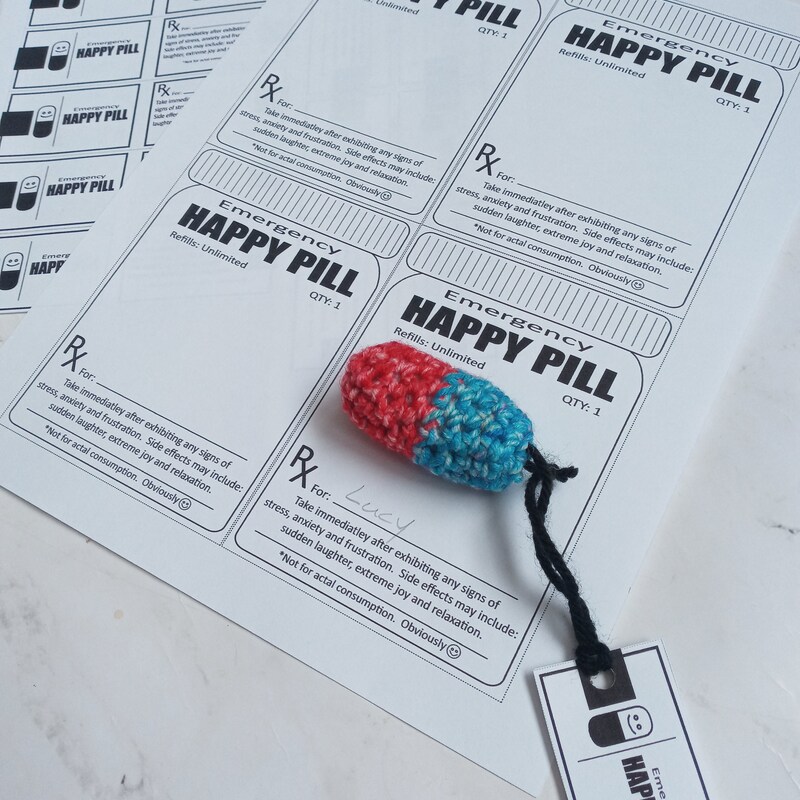 Happy Pill - Etsy