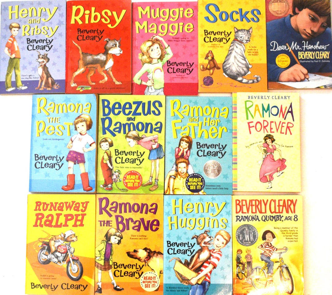 13 Beverly Cleary Books ~ Ramona Quimby Series and More - Etsy