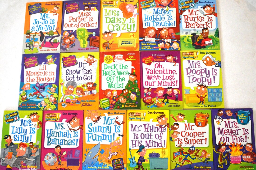 Dan Gutman Books ~ My Weird School Series and More ~ Ships in a BOX! - Etsy