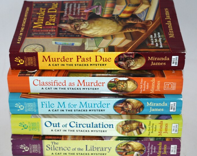 Miranda James Cat in the Stacks Mystery Series 1-5 Book Bundle - Etsy