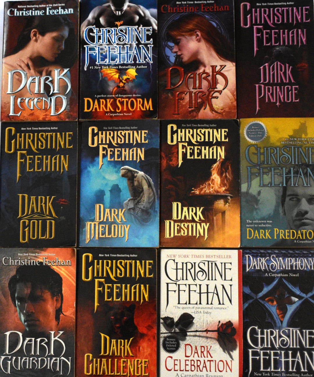 Christine Feehan Paperback Books ~ Dark Carpathian Series ~ Our Random ...