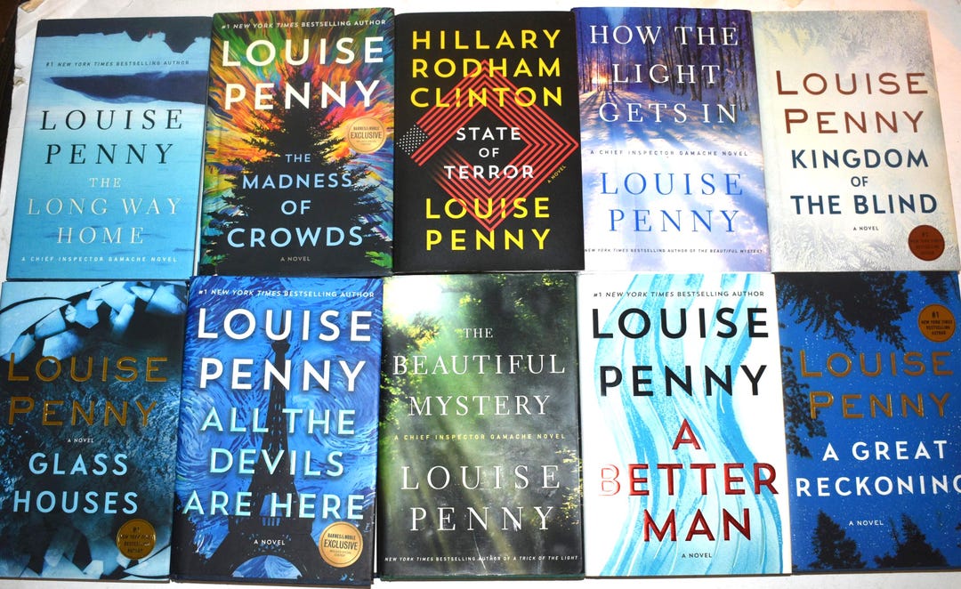 Lot of 10 Louise Penny Hardback Books. - Etsy