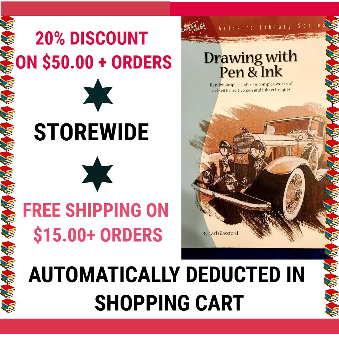 Carl Glassford Drawing With Pen & Ink artist's Library Series 06 Walter ...