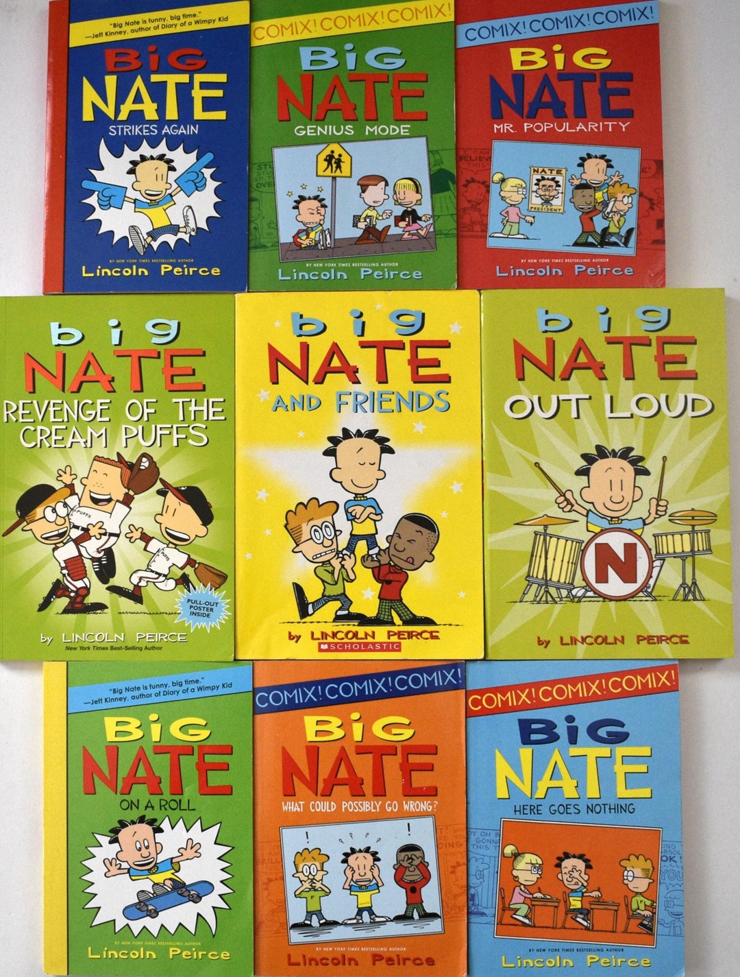 Big Nate Novels and Comix Books by Lincoln Peirce ~ Our Random ...