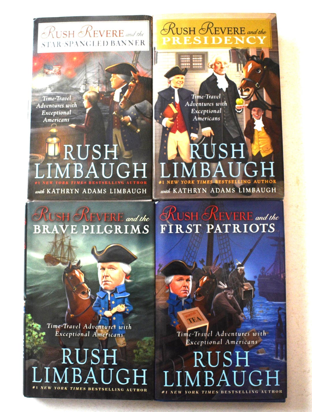 Lot of 4 Books by Rush Limbaugh ~ Rush Revere Time Travel Adventures ...