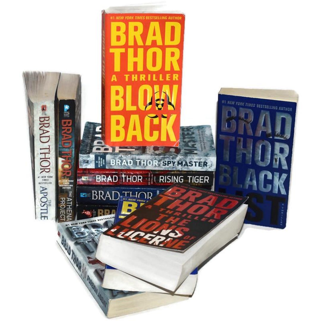 Brad Thor Books Scot Harvath Series A Selection of Paperback Books Pick ...
