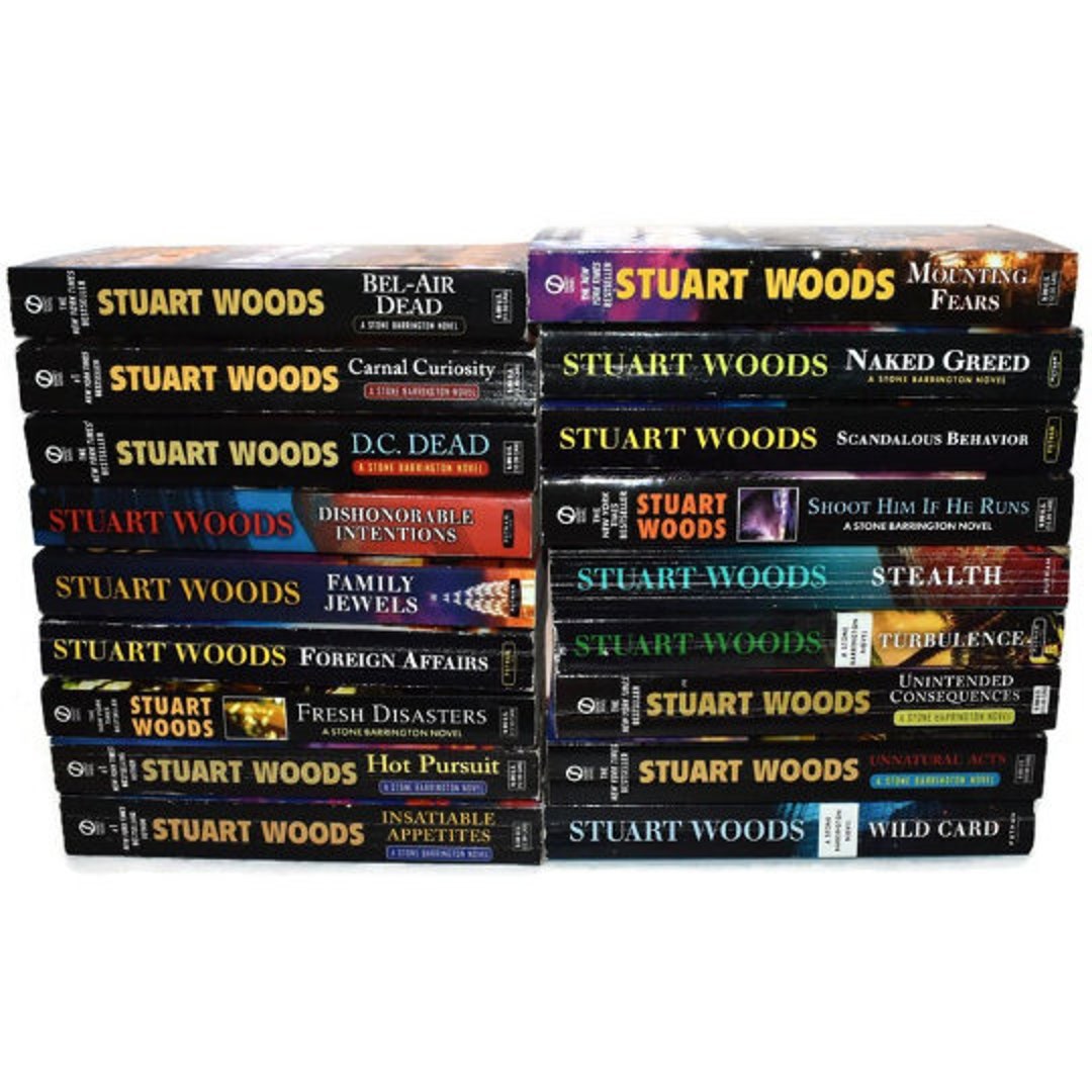 Stuart Woods Stone Barrington Series ONLY A Random Lot - Etsy