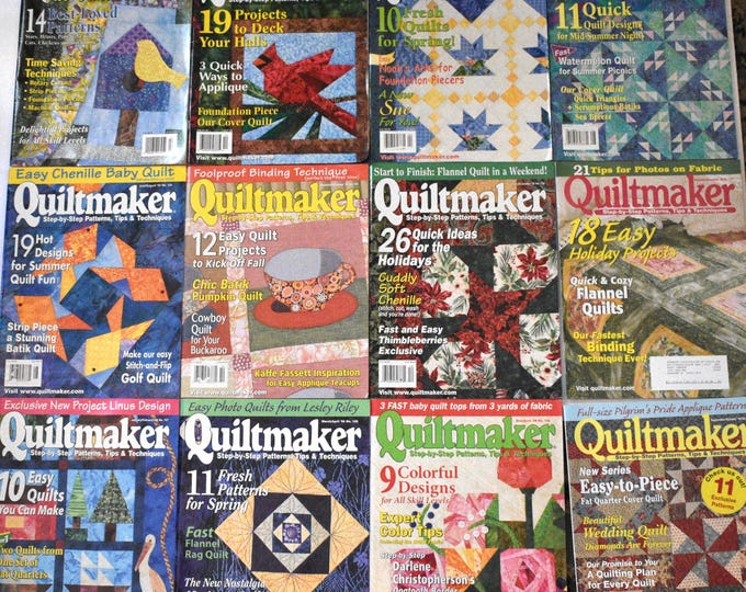 Quiltmaker Magazines ~ Pick Your Own or We Pick ~ A Surprise Blind Date ...