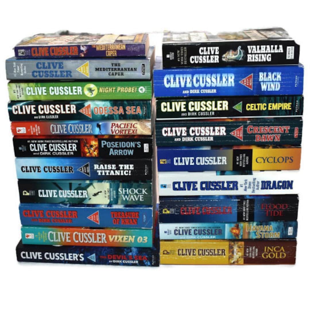 Clive Cussler Books Dirk Pitt Series Pick & Choose Mix and Match ...