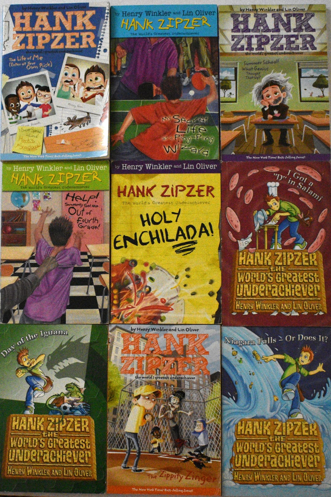 Henry Winkler Books & Lin Oliver ~ Hank Zipzer Series ~ We Pick the ...