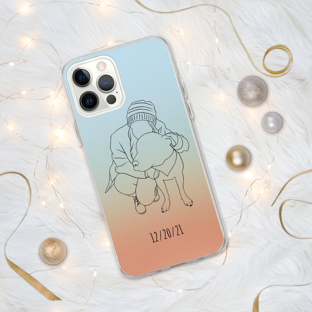 Custom Line-art Portrait Phone Case-custom Portrait Case-cartoon ...