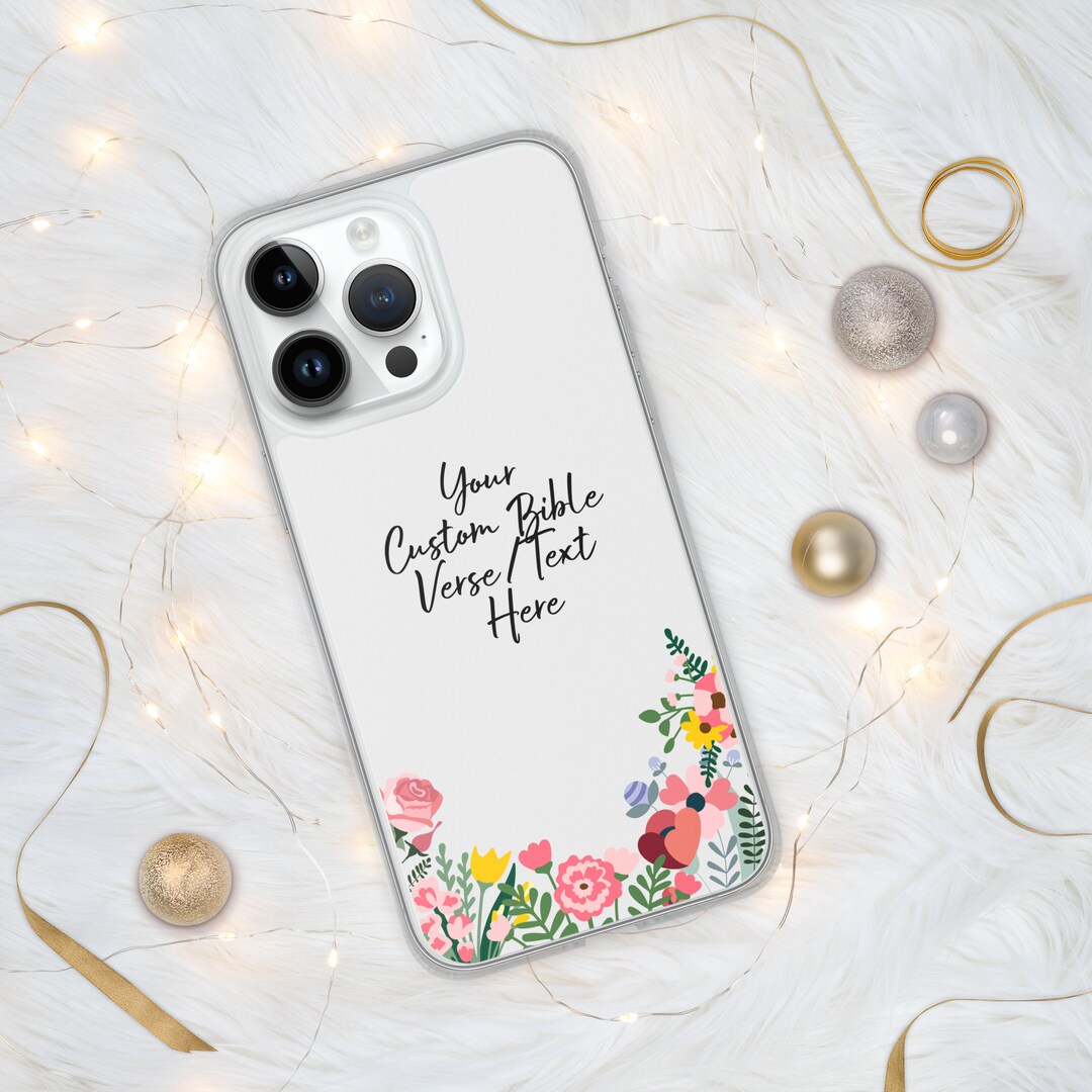 Custom Bible Verse/text Case for Iphone®-custom Verse Phone Case ...