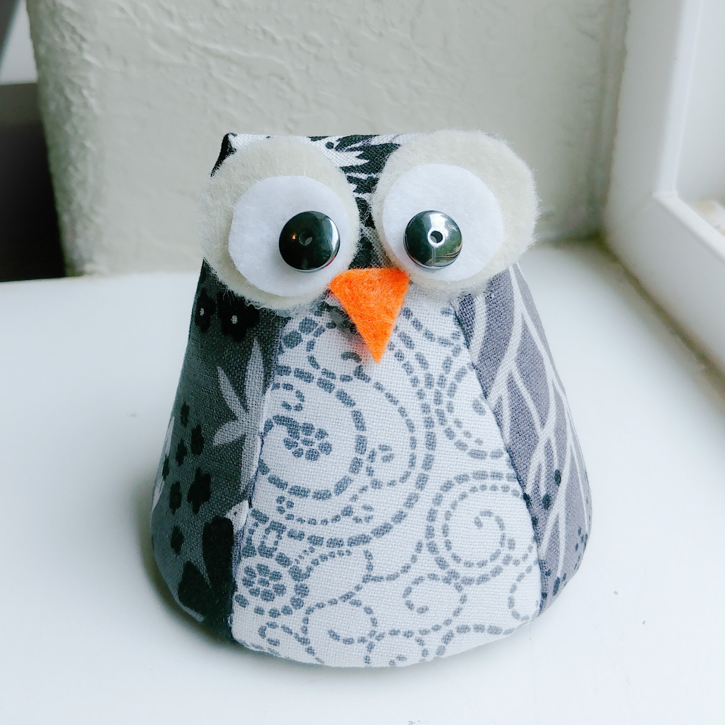 Owl Pincushion - Owl Paperweight - Etsy