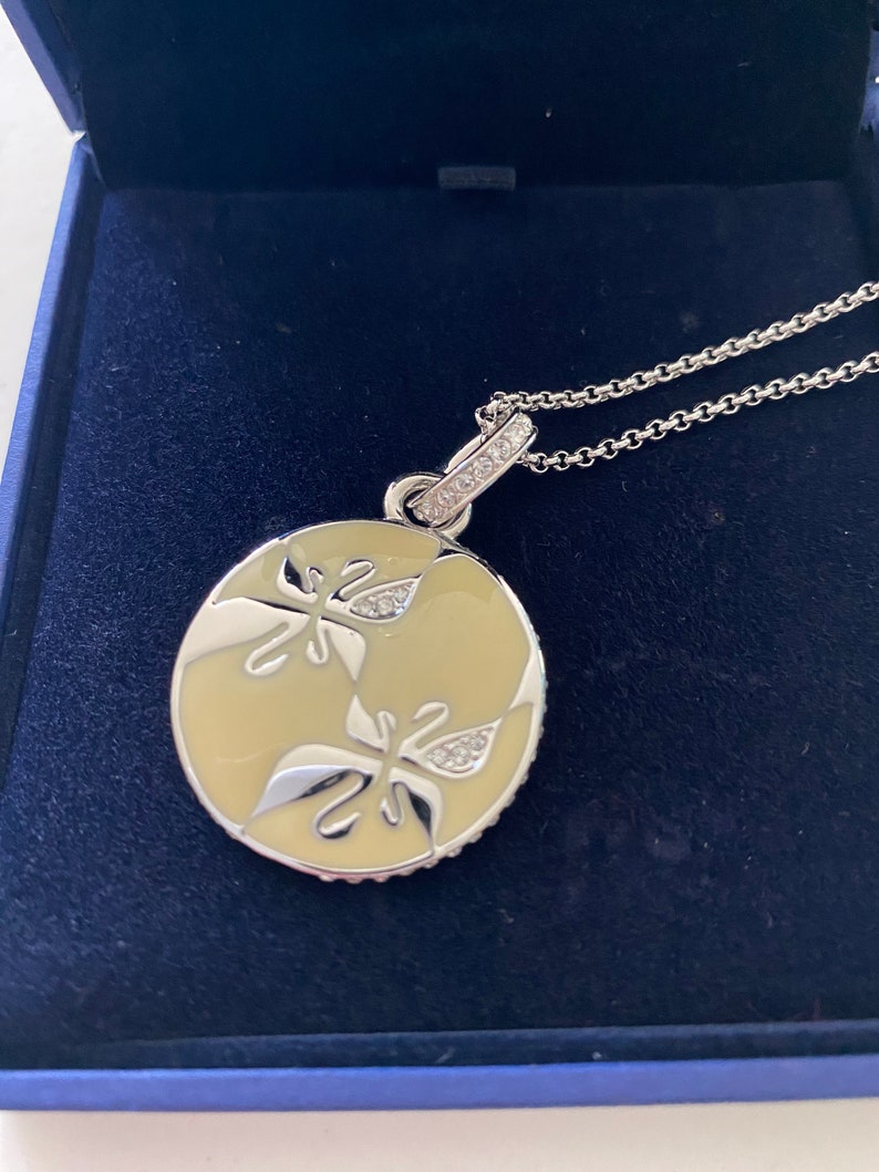 Swarovski Swan Signature Pendant - Etsy