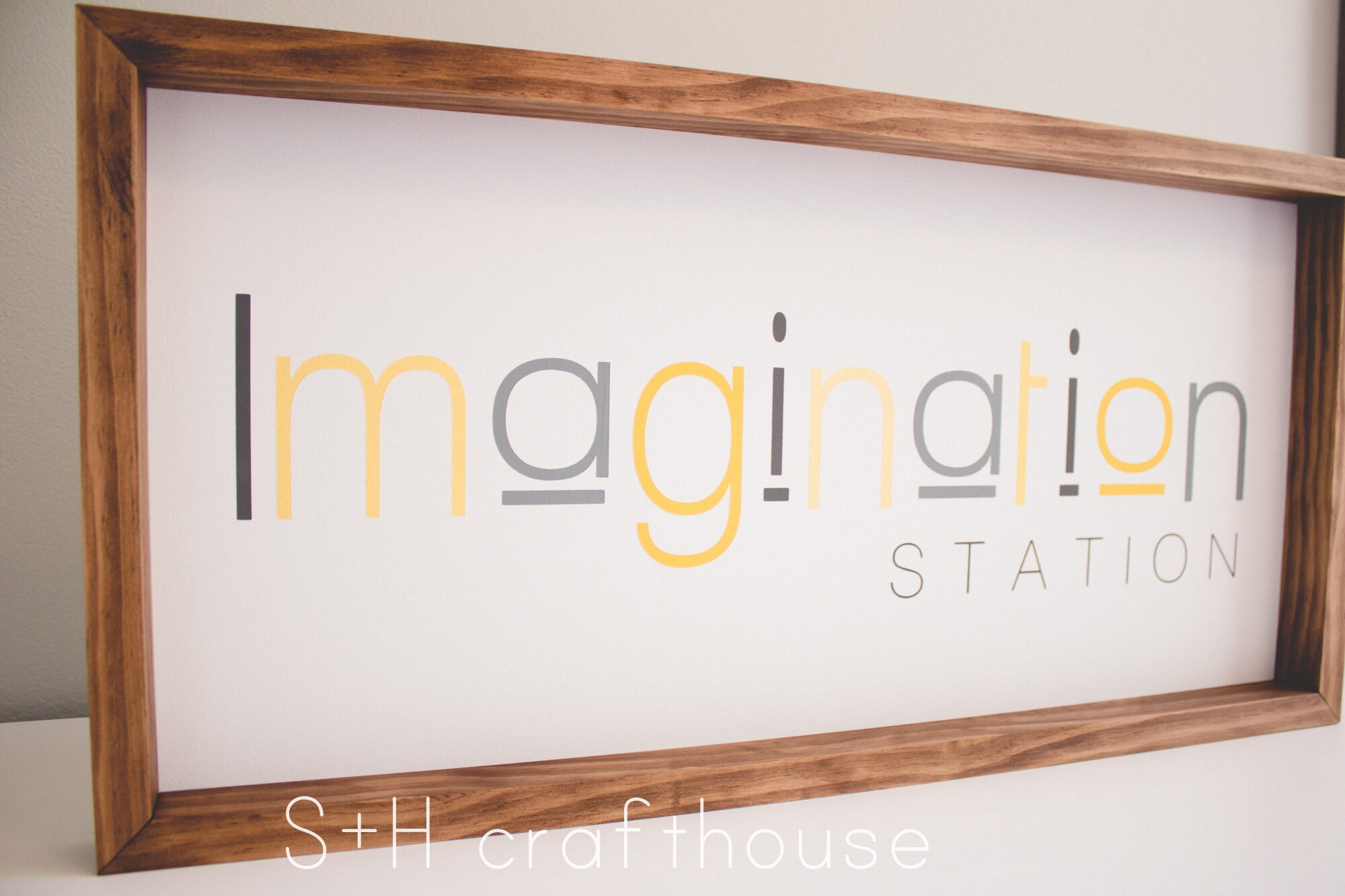 Imagination Station Custom Craft Room Playroom Sign art - Etsy