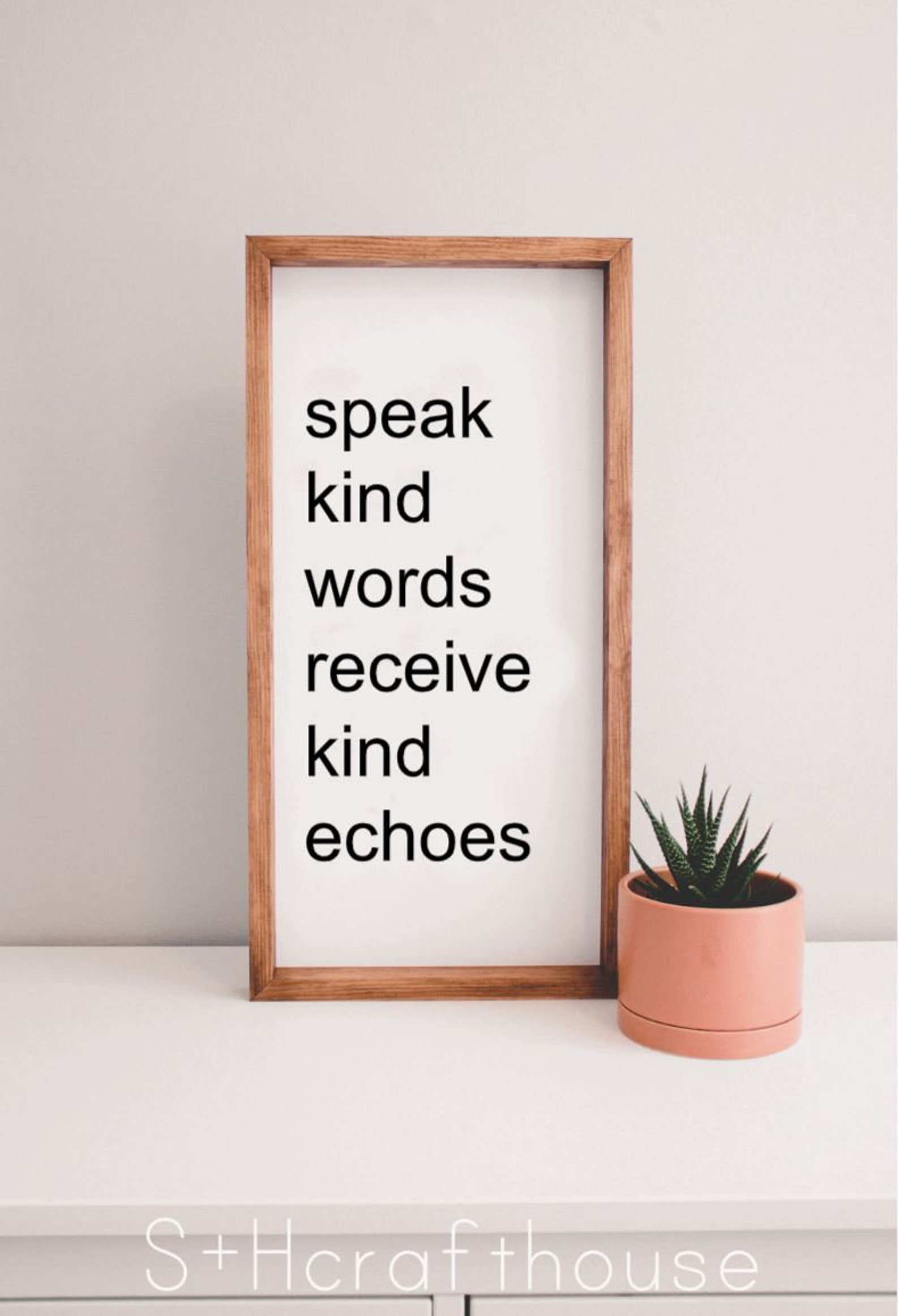 Speak kind words receive kind echoes - Etsy España Speak kind words receive kind echoes - Etsy España
