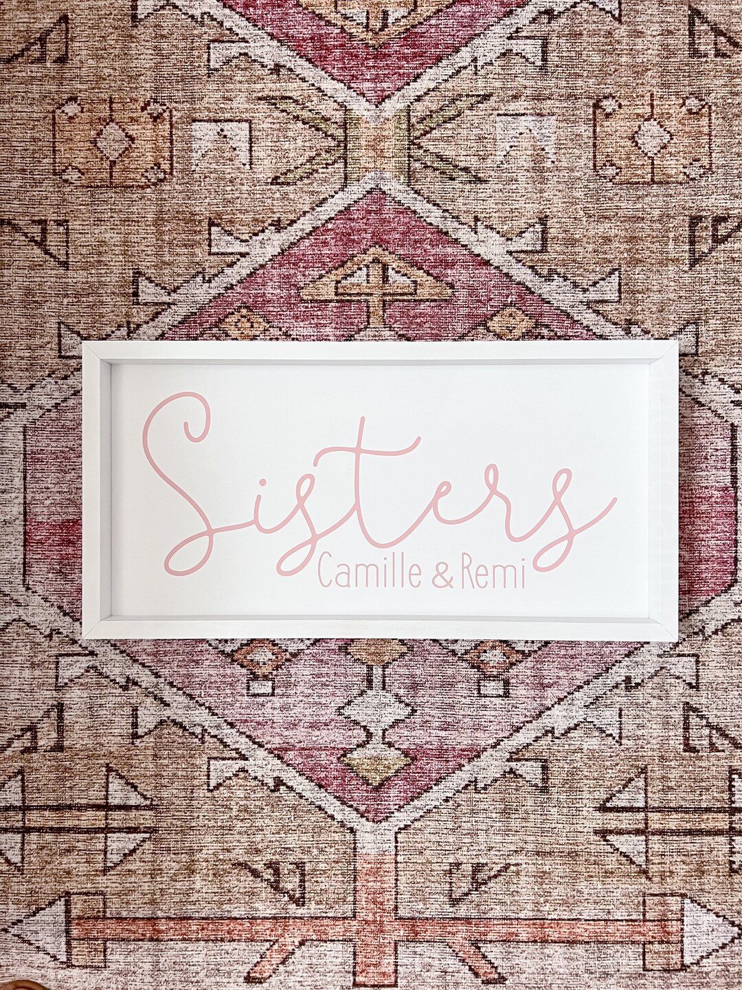 SISTERS Personalized Sign - Girls Bedroom Art - Shared Bedroom ...