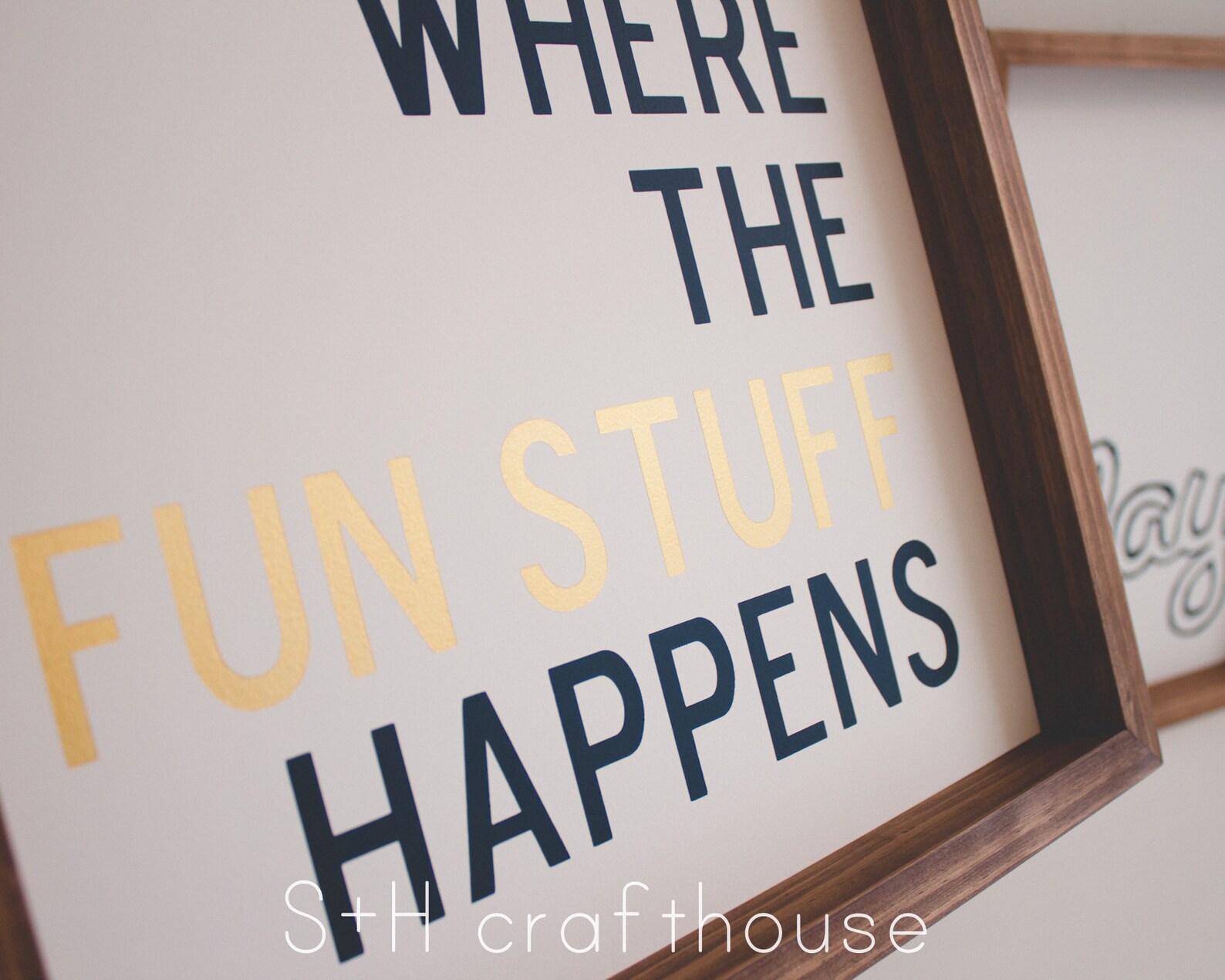 This is Where the Fun Stuff Happens Playroom Room Sign | Etsy