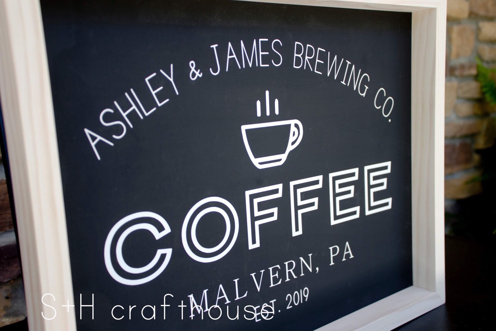 PERSONALIZED Coffee brewing co. sign | Etsy