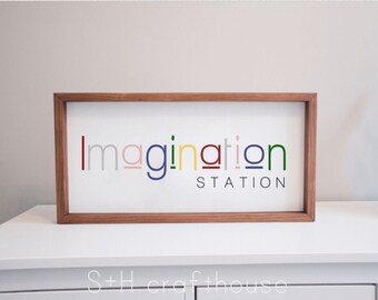 Imagination Sign - Etsy