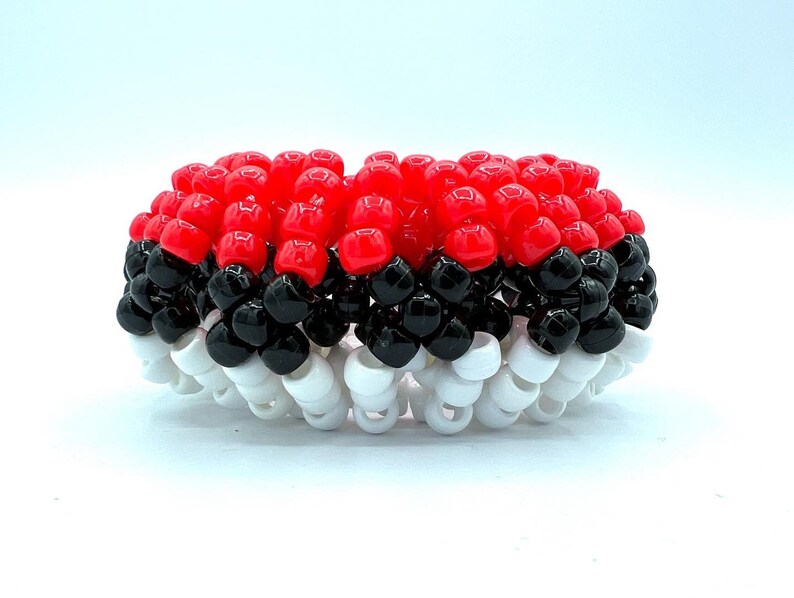 Pokémon Pokeball Festival Rave EDM Kandi Cuff Bracelet - Etsy