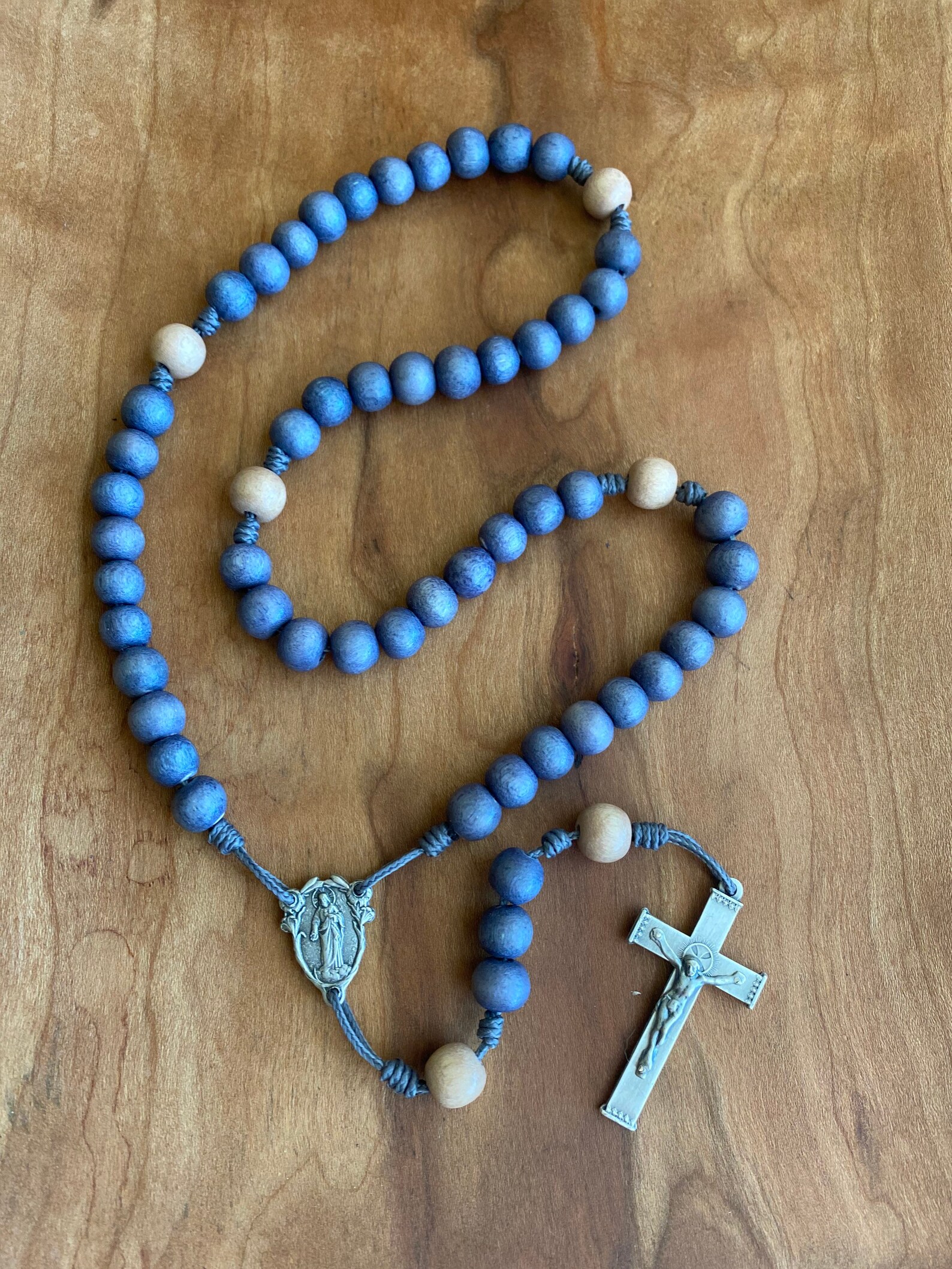 Scapular Rosary comes with Rosary Pouch | Etsy