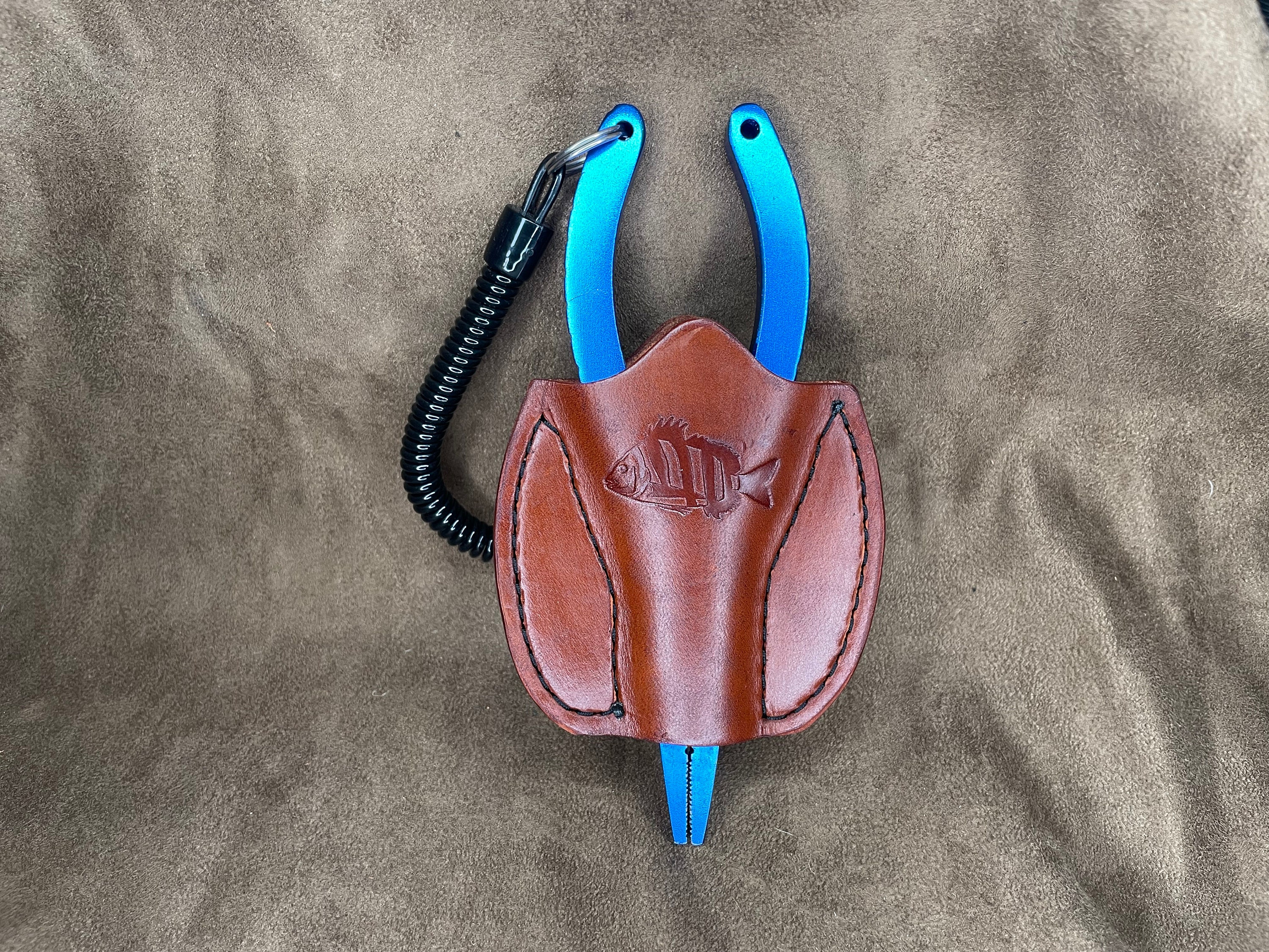 Leather Fishing Plier Sheath: Heavy Duty Belt Clip - Etsy