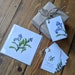 Set of 6 Forget-me-not Gift Tags / Botanical Gift Tags / Blank - Etsy