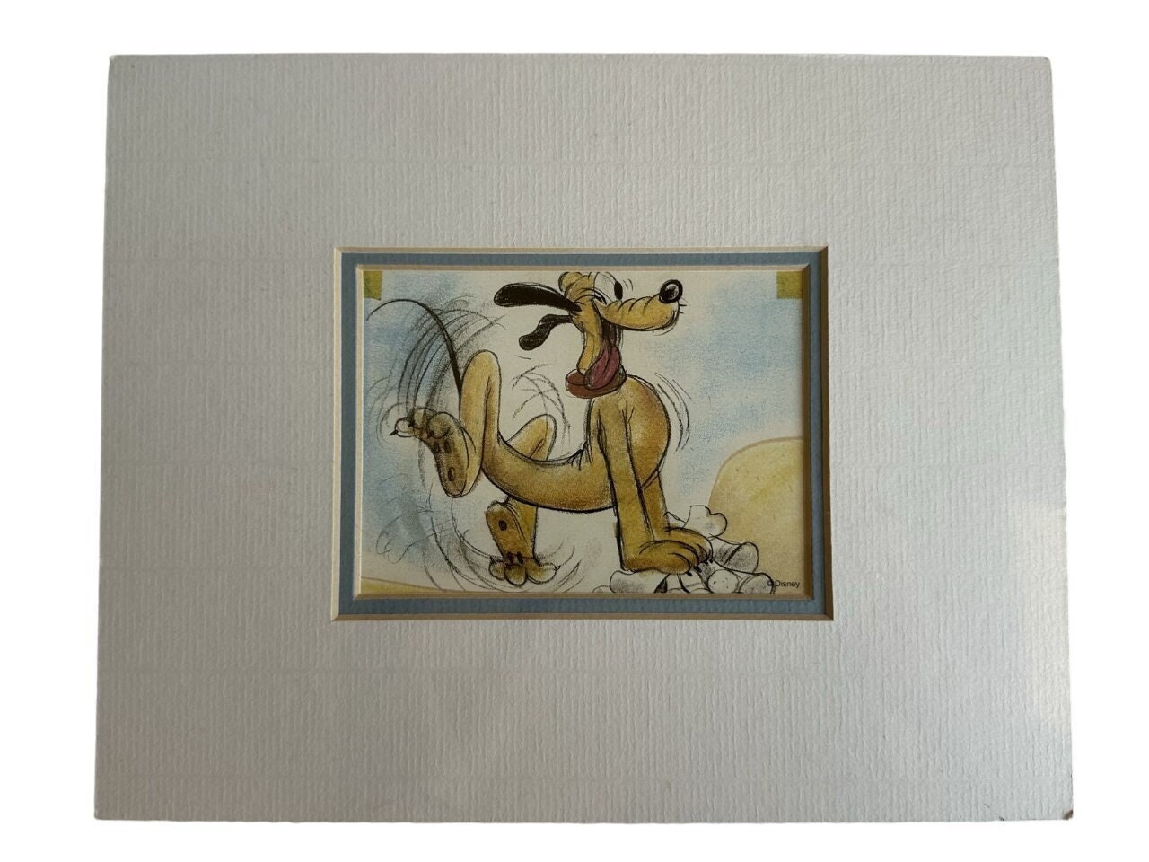 Vintage Walt Disney pluto's Housewarming 1947 Lithographic Fine Art ...