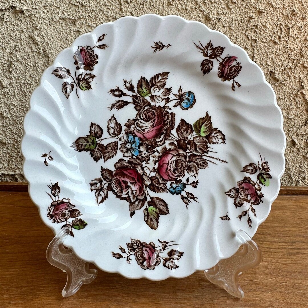 Vintage Johnson Bros devon Sprays 6.25 Plate Made in England - Etsy
