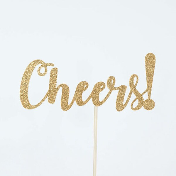 Cheers and Beers to 50 Years Cake Topper - Etsy