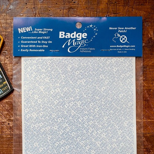 Badge Magic Patch Adhesive Sheet cut to Fit up to 8 - Etsy