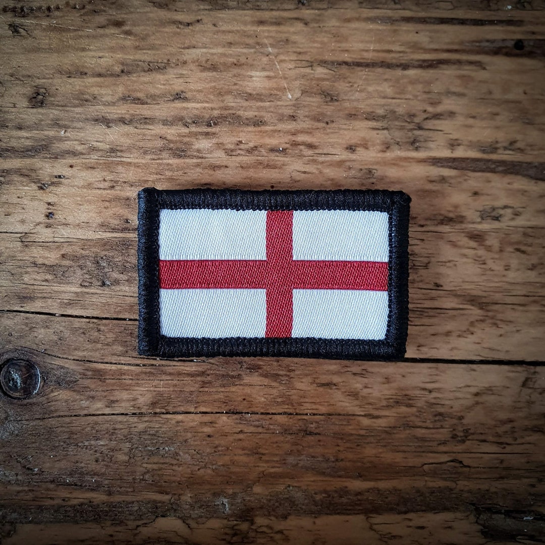 England Flag Patch velcro and Sew On - Etsy